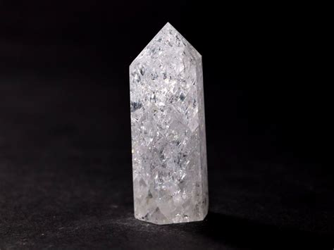 Obelisk Křišťál Pukaný 86 G špice 73 Mm A206 Minerály A Drahé Kameny