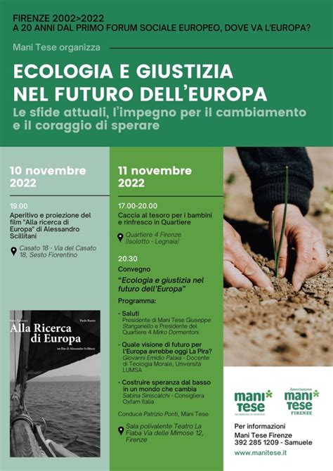 Ecologia E Giustizia Nel Futuro Delleuropa Mani Tese