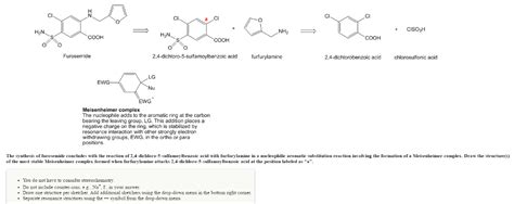 Solved The Synthesis Of Furosemide Concludes With The