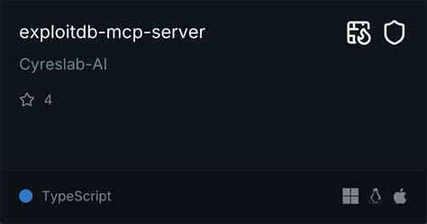 exploitdb mcp server glama