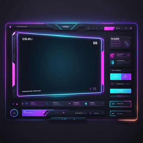 Stream Overlay Frame Designed For OBS Studio By Eduardo Castillo Playground