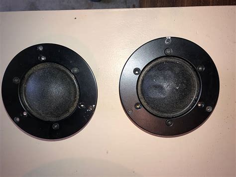 Pair Dynaudio Audiophile D 76 Af Mids Black Very Good Reverb