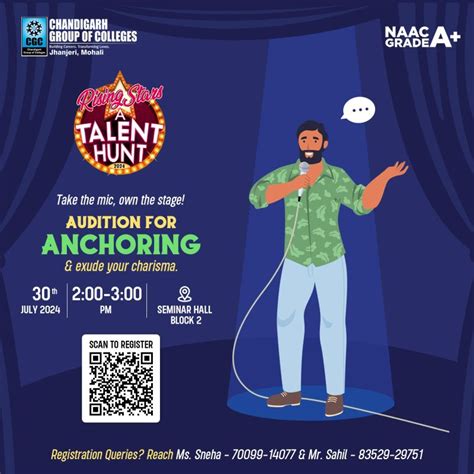 cgc jhanjeri on linkedin cgcjhanjeri talenthunt2024 anchoring auditions talent skills
