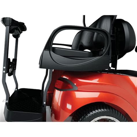 Max5 Rear Seat Kit With Extreme Black Teal Cushions For Ezgo Txt By