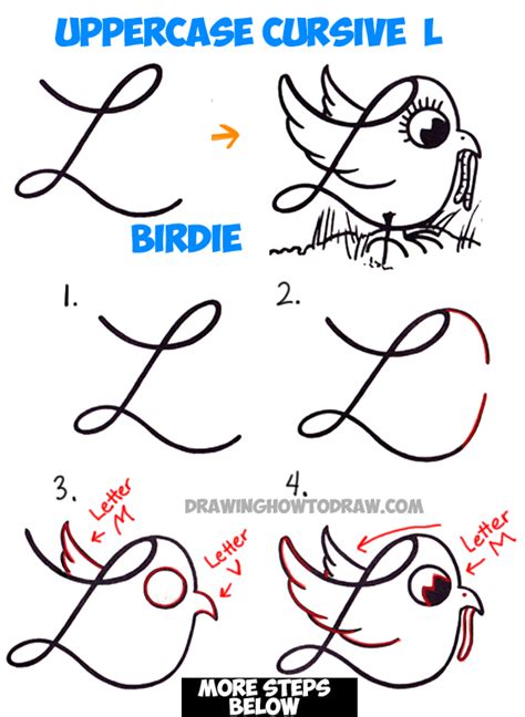 How To Draw A Easy Bird Step By Step
