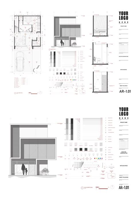 AutoCAD Template Architecture Drawing