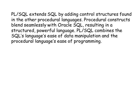 pl sql introduction ppt video online download