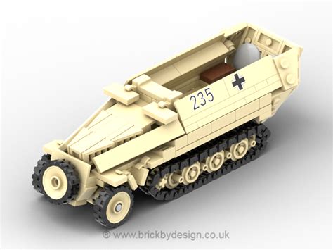 Sd Kfz 251 Dak Instructions Lego Military Vehicles And Tanks Brick