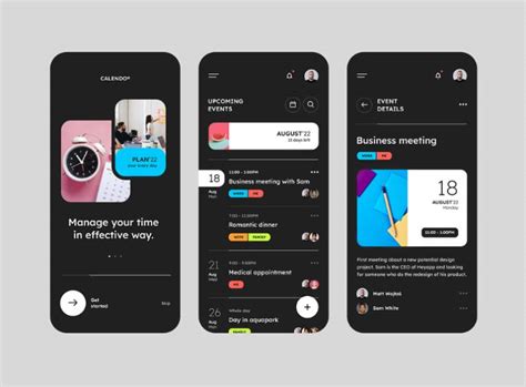 21 Event App Design Examples With Lovely Interfaces