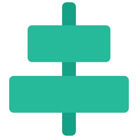 Center Align Free Edit Tools Icons