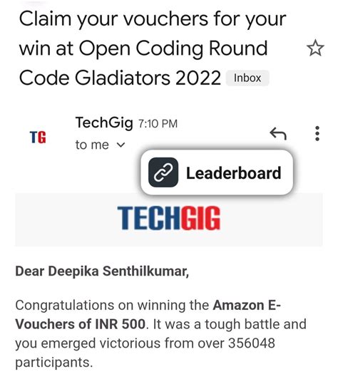 Deepika S On Linkedin Techgig Topcoder Codegladiator Coding