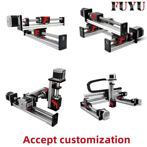 Buy FUYU FSL Linear Guide Table Ball Screw Motion CNC Linear Guide Stage Actuator Motorized