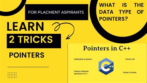 Pointers In C Placement Tips And Tricks Oops Programming Datatype Of Pointer Youtube