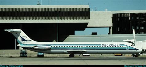 Mcdonnell Douglas Dc 9 51 Republic Airlines Aviation Photo 0005427