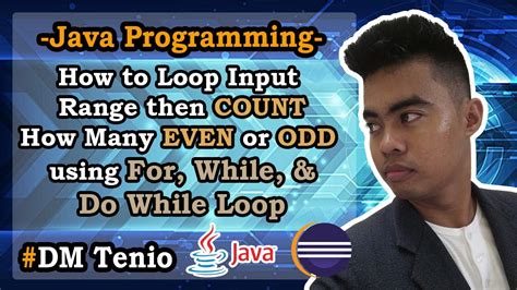 How To Loop Input Range Then Count How Many Even Or Odd Using For