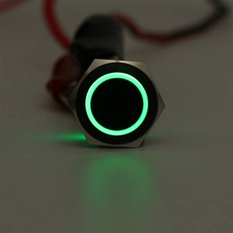 V Pin Mm Led Light Metal Push Button Momentary Switch Waterproof Sale Banggood Com