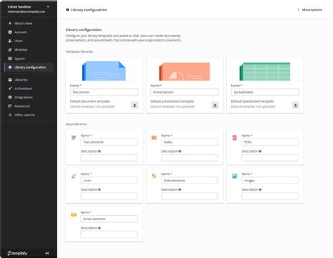 what is library configuration templafy help center