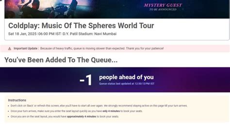 Animesh Barole On Linkedin Coldplayconcert Bookmyshow Ticketing Tech