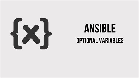 Ansible Making Variables Optional