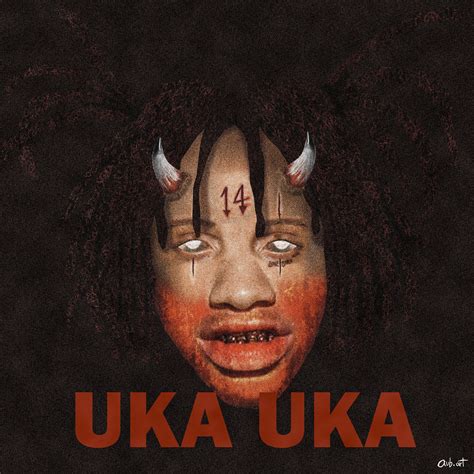 Artstation 🌿trippie Redd Cover Art For Uka Uka🗿