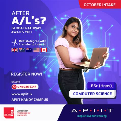 Apiit Sri Lanka Join Apiit Kandy Campus Leverage The