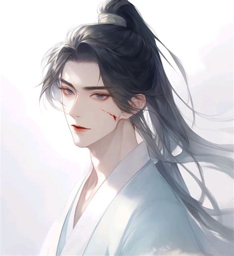 古风二次元头像古风二次元美男子古风壁纸战损男头像