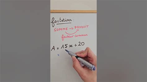 Factoriser Une Expression Youtube