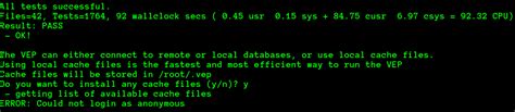 Error While Installing New Releases Of Vep Issue 1210 Ensembl