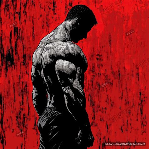 Ai创作图健身强体肌肉锻炼猛男 健美运动员高清图 强者不凡 肌肉男海报 健美健身健身人物 健美卡 肌肉健美运动 坚定的背影 钢铁意志健美体育健身 强者 强壮壮士 健美人体剪影 强者无敌 强壮的