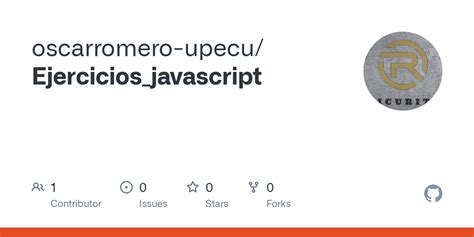 Github Oscarromero Upecuejerciciosjavascript