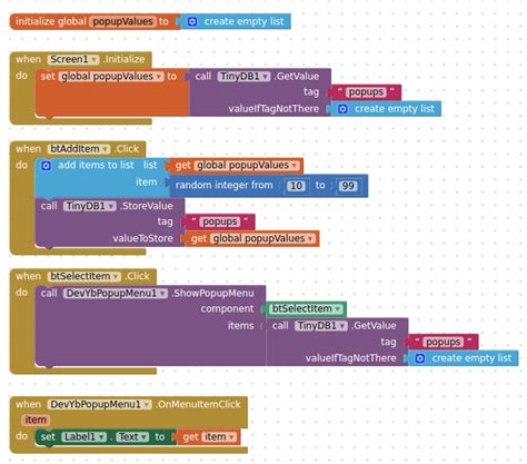 Trying To Add A Popup Mit App Inventor Help Mit App Inventor Community