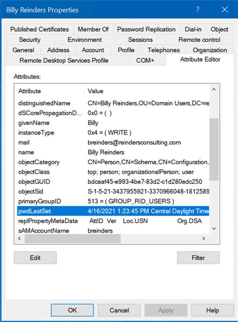 How To Use The Attribute Editor In Active Directory Petri