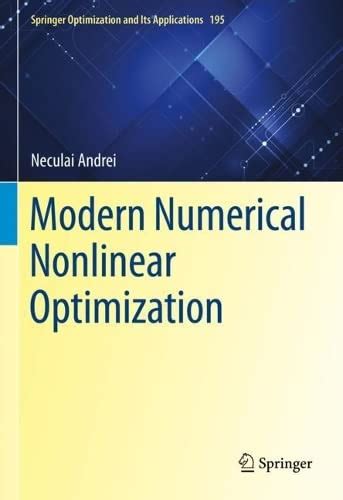 Modern Numerical Nonlinear Optimization Pdfepub Version Controses Store