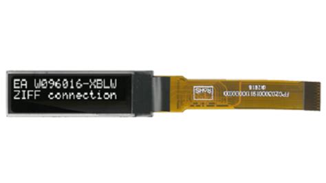 Ea W096016 Xblw Afficheur Oled Display Visions 0 84pouce Matrice Passive Blanc 96 X