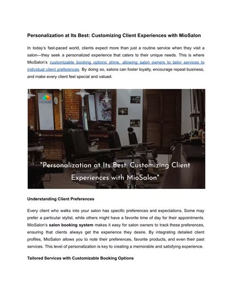 Ppt Personalization At Its Best Customizing Client Experiences With