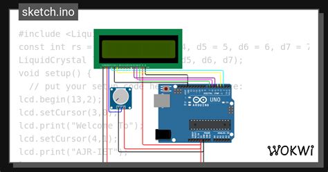 Lcd Wokwi Esp32 Stm32 Arduino Simulator