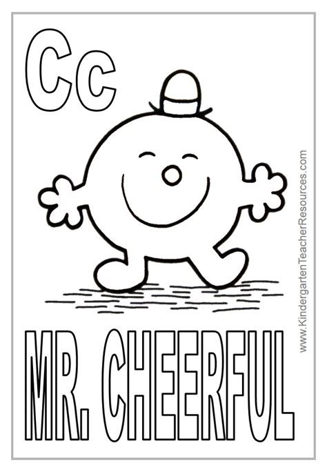 Mr Funny Coloring Pages