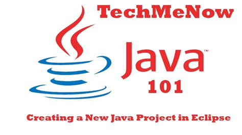 Creating A New Java Project In Eclipse Youtube