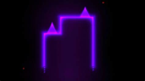 Как сделать декор в стиле Неон Geometry Dash Youtube