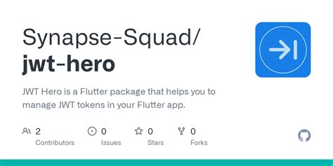 Github Synapse Squadjwt Hero Jwt Hero Is A Flutter Package That Helps You To Manage Jwt