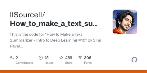 Github Llsourcell How To Make A Text Summarizer This Is The Code For