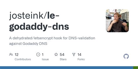 Github Josteinkle Godaddy Dns A Dehydratedletsencrypt Hook For Dns Validation Against