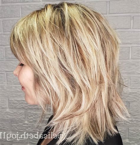 20 Best Collection Of Two Tone Long Feathered Shag Haircuts