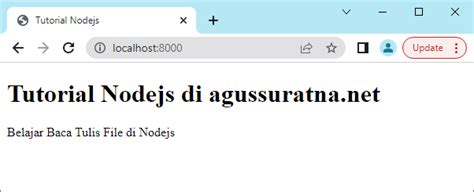 Tutorial Nodejs 5 Cara Menggunakan Modul File System Untuk Baca