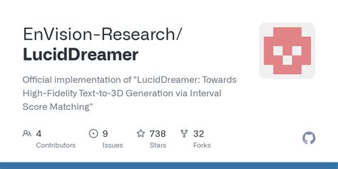 Github Envision Researchluciddreamer Official Implementation Of Luciddreamer Towards High