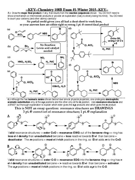 Organic Chemistry Midterm 1 Direffkey