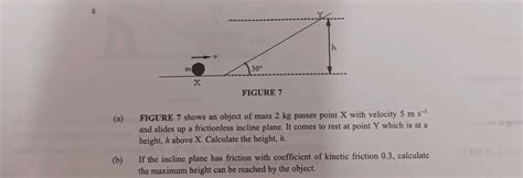 8 FIGURE 7 A FIGURE 7 Shows An Object Of Mass StudyX