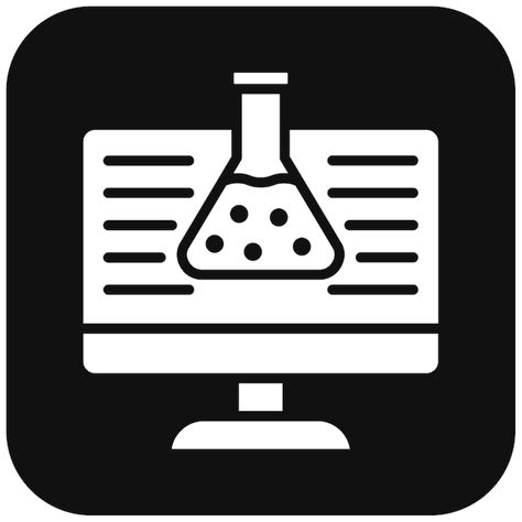 Premium Vector Virtual Lab Vector Icon Can Be Used For Lab Iconset