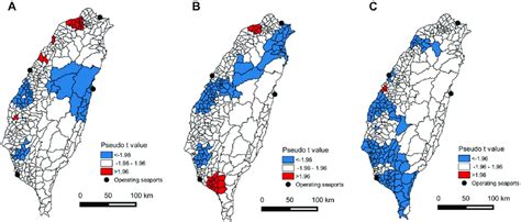 Geographically Weighted Regression Pseudo T Values For Explanatory Download Scientific Diagram