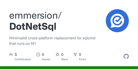 Github Emmersiondotnetsql Minimalist Cross Platform Replacement For
